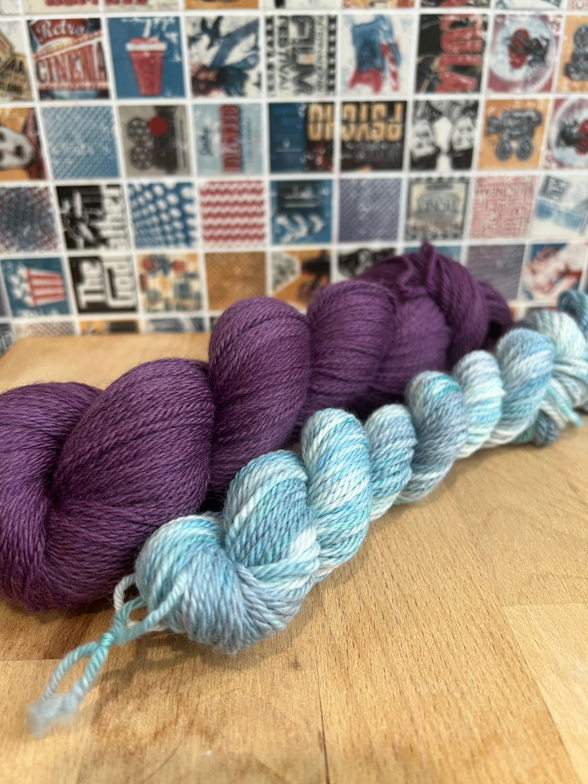 Purple People Eater Sock Set - 100% Australian SRS Merino (Non-Mulesed